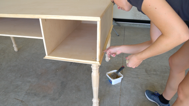 DIY Designer Desk - Home With Stefani