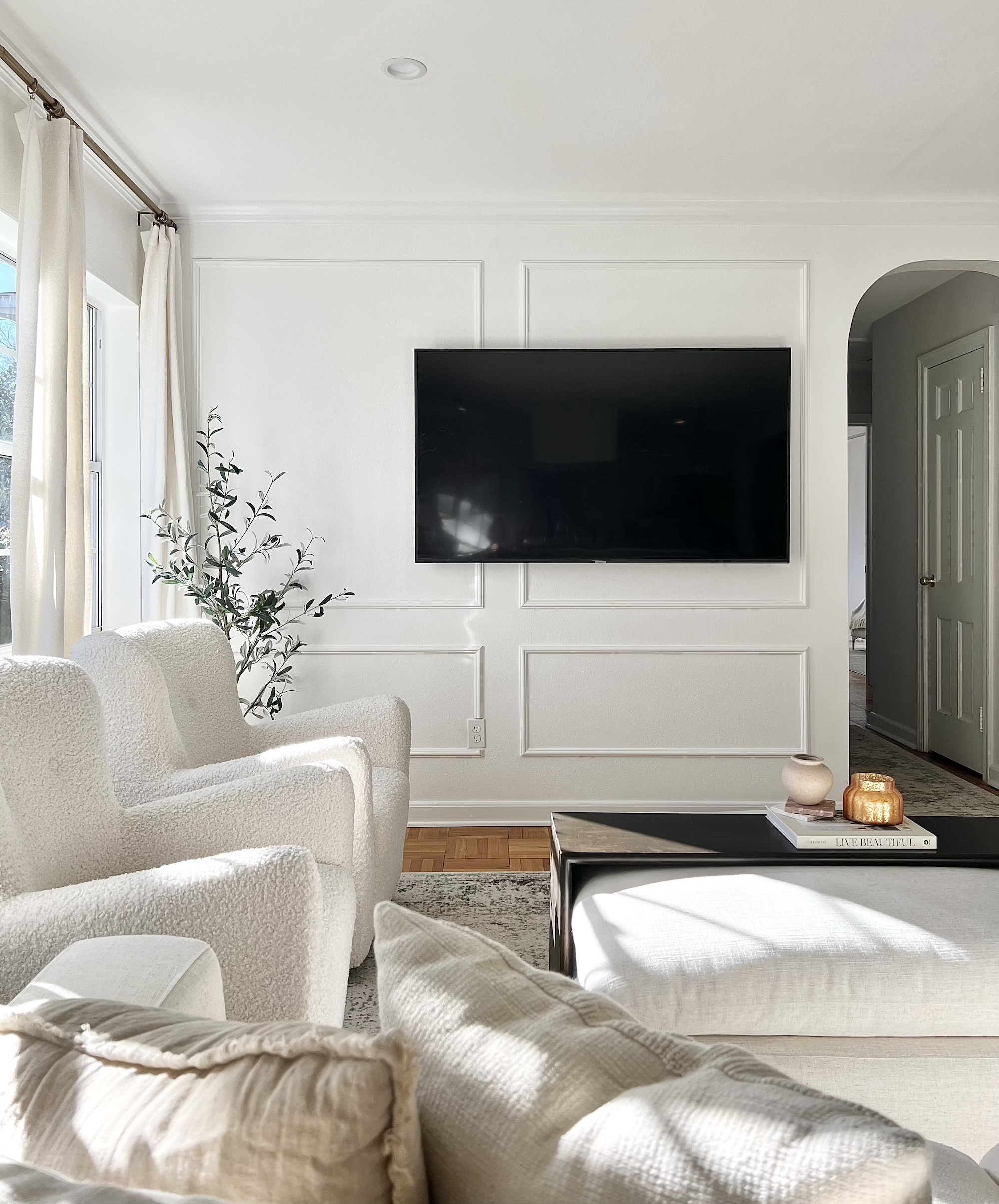 Rolling Ottoman Table - Home With Stefani