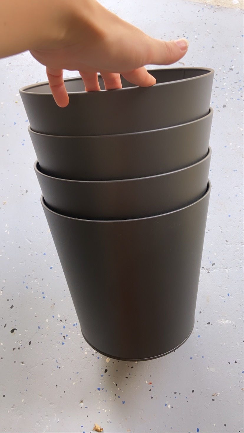 String Light Concrete Planters - Home With Stefani