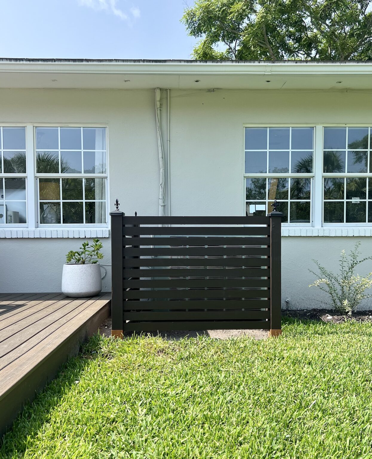 AC Unit Fence Cover - Home With Stefani