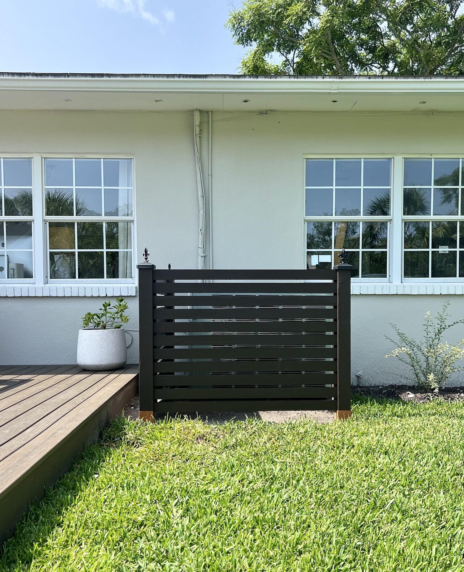 AC Unit Fence Cover - Home With Stefani