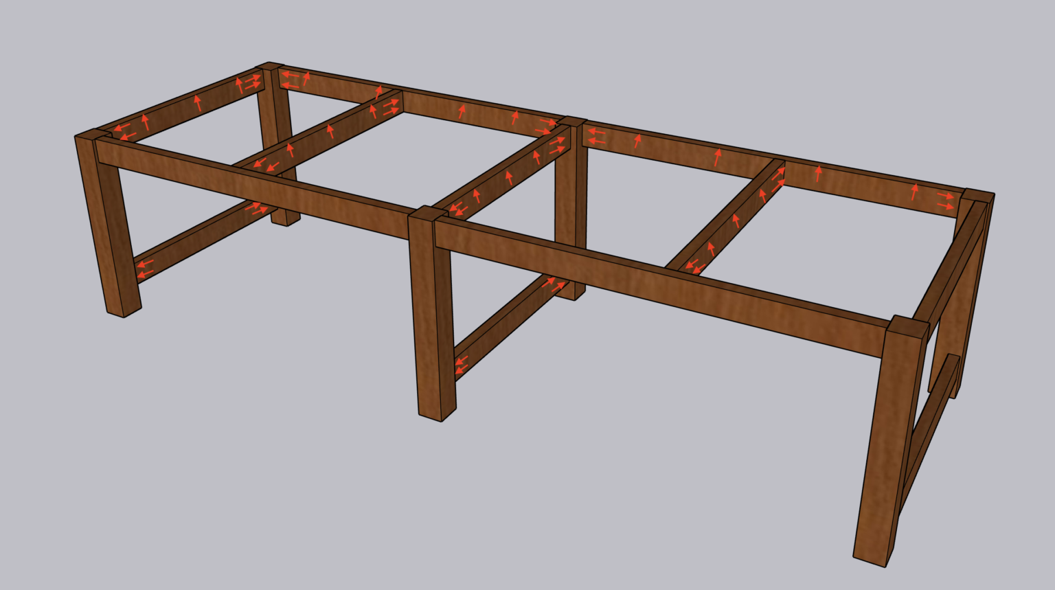 DIY Large Work Table | Free Plans! - Home With Stefani