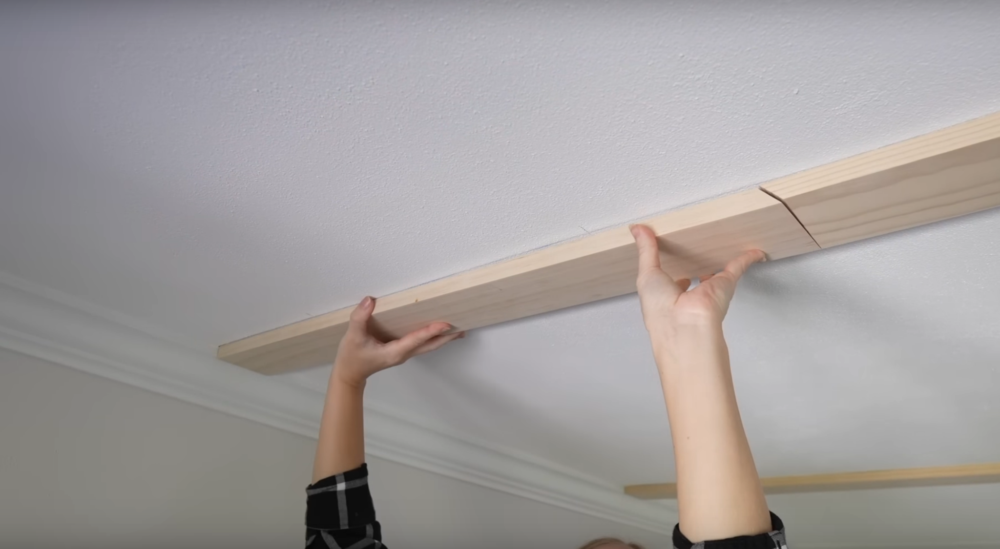 DIY Coffered Ceiling - Home With Stefani