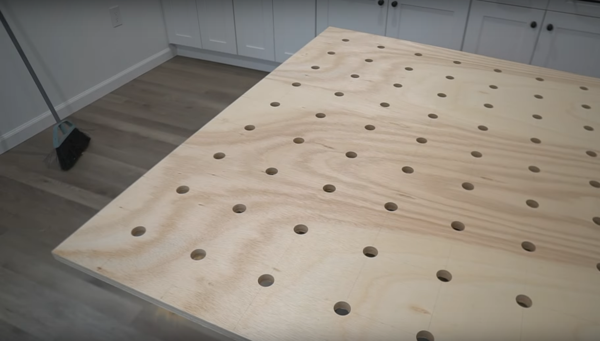 DIY Giant Custom Pegboard - Home With Stefani