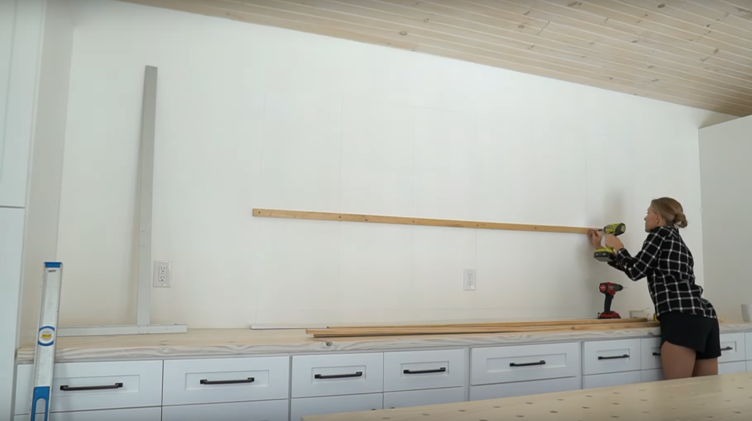 DIY Giant Custom Pegboard - Home With Stefani