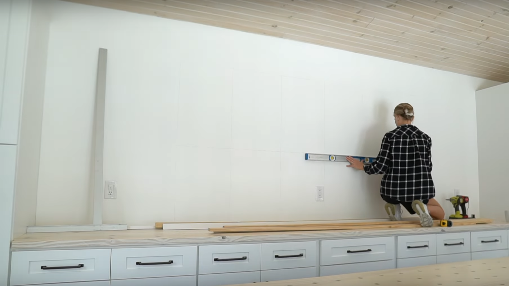 DIY Giant Custom Pegboard - Home With Stefani