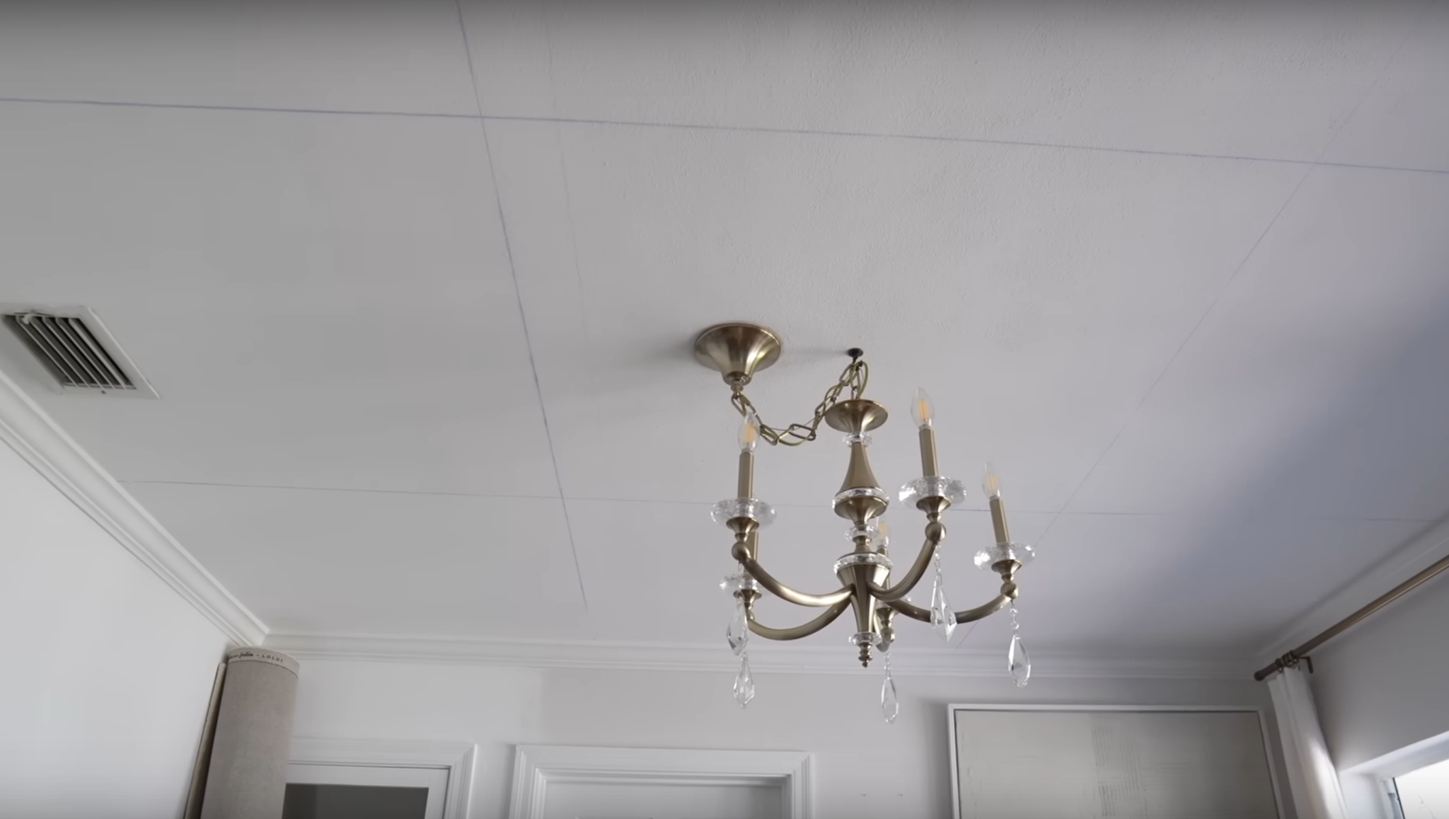 DIY Coffered Ceiling - Home With Stefani