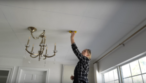 DIY Coffered Ceiling - Home With Stefani
